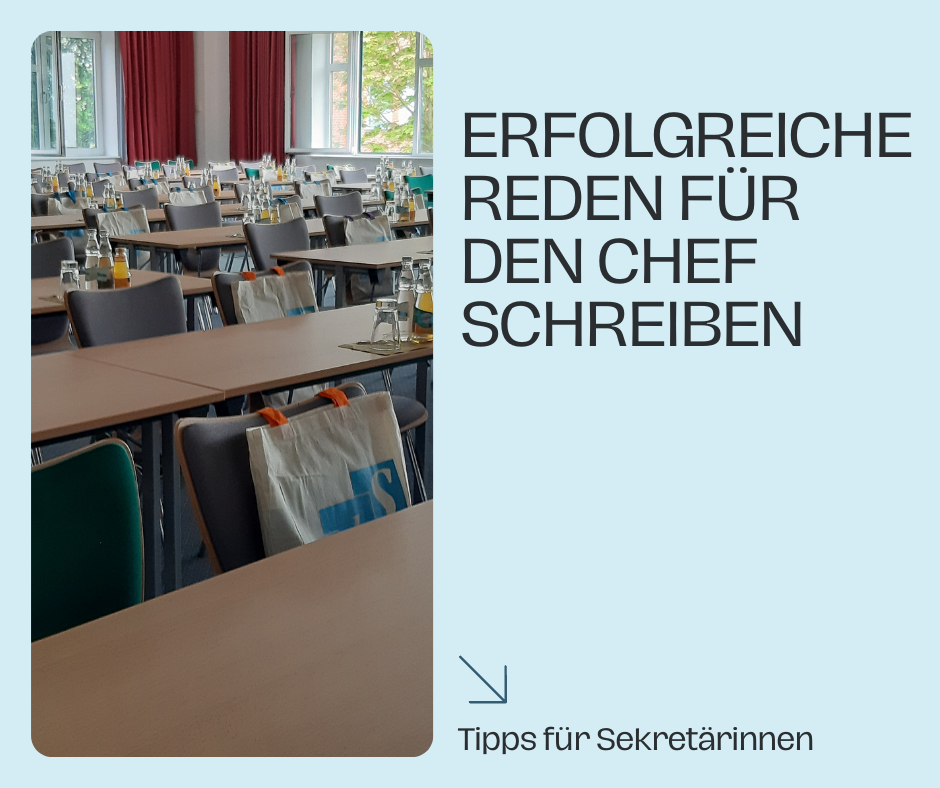 Erfolgreiche Reden für den Chef schreiben - Tipps für Sekretärinnen ...